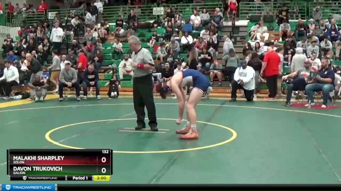 132 lbs Champ. Round 2 - Davon Trukovich, GALION vs Malakhi Sharpley, SOLON