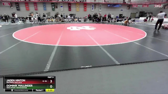 133 lbs 1st Place Match - Jaden Hinton, Baldwin Wallace vs Dominik ...