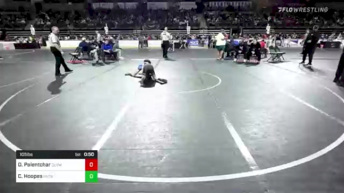 105 lbs Round Of 16 - Dylan Palentchar, Olympic vs Christian Hoopes ...