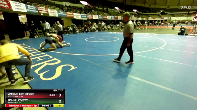 197 lbs Semis & Wb (16 Team) - Wayne McIntyre, Kutztown vs John Lovett ...