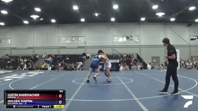 182 lbs Semis & 1st Wrestleback (8 Team) - Justin Rademacher, Oregon vs ...