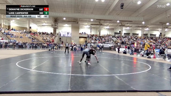 AA 138 lbs Cons. Round 2 - Dewayne Dickerson, Bartlett High School vs ...