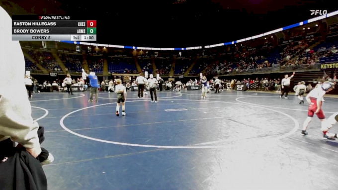 55 lbs Consy 5 - Easton Hillegass, Chestnut Ridge vs Brody Bowers ...