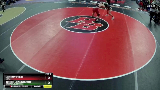 Semifinal - Brock Jeannoutot, Crofton/Bloomfield vs Jeremy Felix, Alma