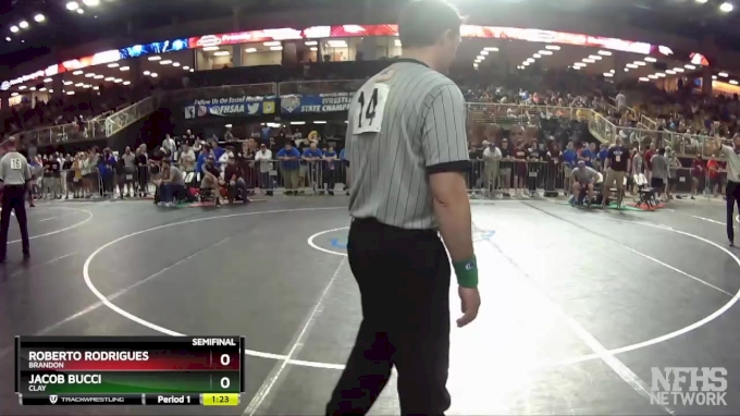2A 106 lbs Semifinal - Jacob Bucci, Clay vs Roberto Rodrigues, Brandon