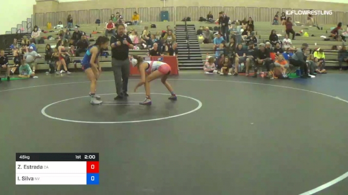 46 kg Quarterfinal - Zao Estrada, Team California vs Isabelle Silva ...