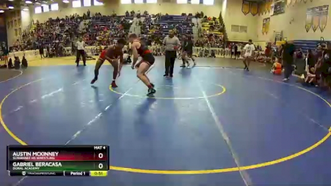160 lbs Cons. Round 3 - Austin McKinney, Suwannee HS Wrestling vs ...