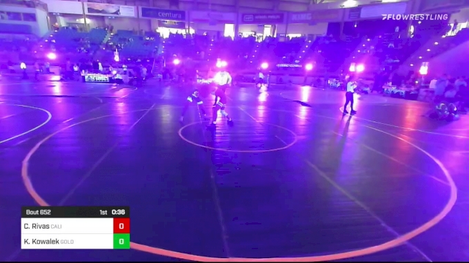 123 lbs Consolation - Caleb Rivas, Cali Warriors WC vs Kaden Kowalek ...