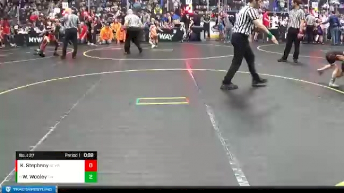 46 lbs Cons. Semi - Waylon Wooley, Clio WC vs Kaspian Stepheny, Reed ...