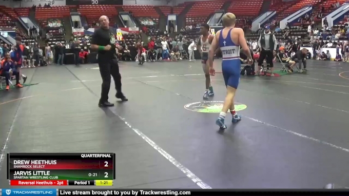 125 lbs Quarterfinal - Jarvis Little, Spartan Wrestling Club vs Drew ...