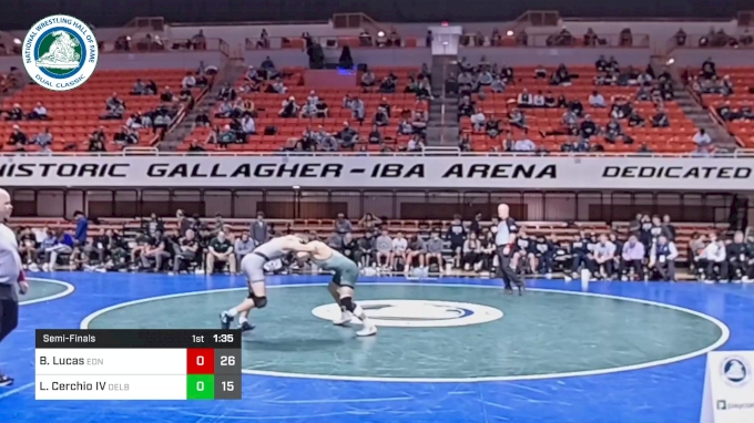 165 lbs Semifinal - Brayden Lucas, Edmond North vs Louis Cerchio IV ...