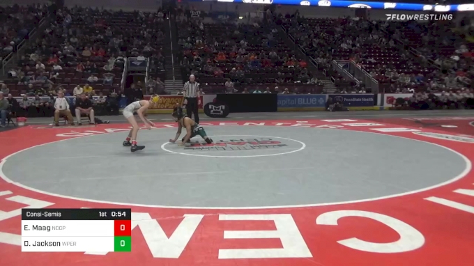 106 lbs Consolation - Evan Maag, Notre Dame GP vs Deven Jackson, West Perry