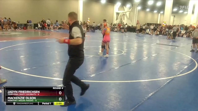 115 lbs Round 4 (8 Team) - Jadyn Friedrichsen, Team Iowa Crazy Coconuts ...