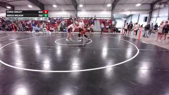 215 lbs Round 1 (16 Team) - Chris Smiley, Mead vs Reece Nelson, Fort ...