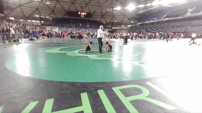 53 lbs Cons. Round 3 - Marlie Gonzalez, Cashmere Wrestling Club vs Koda ...