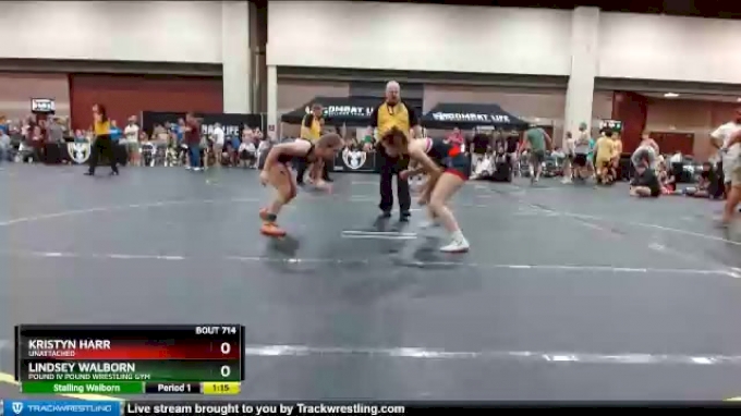 138 lbs Round 1 - Lindsey Walborn, Pound IV Pound Wrestling Gym vs ...