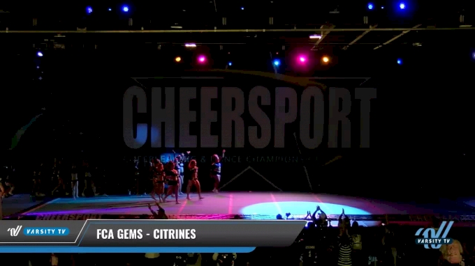 FCA Gems - Citrines [2018 Senior Medium 3 Day 2] CHEERSPORT- National ...