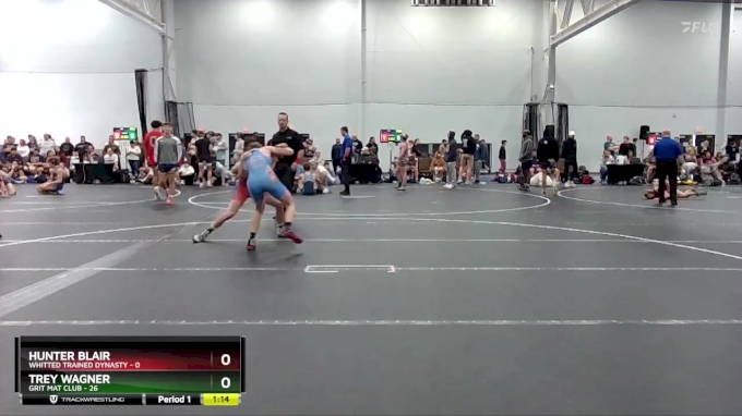 132 lbs Round 7 (8 Team) - Trey Wagner, Grit Mat Club vs Hunter Blair ...