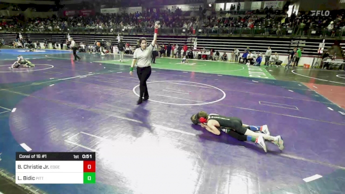 65 lbs Consi Of 16 #1 - Brad Christie Jr., Edgewater vs Landon Bidic ...