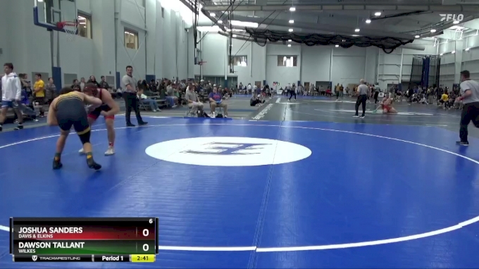 197 lbs Champ. Round 2 - Joshua Sanders, Davis & Elkins vs Dawson ...