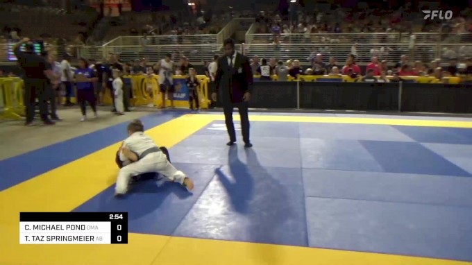 CALVIN MICHAEL POND vs TOWNSEND TAZ SPRINGMEIER 2023 Pan Kids Jiu-Jitsu ...