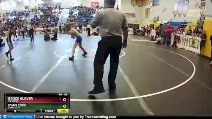 80 lbs Round 1 - Evan Cope, Charlotte vs Brock Glover, TB Tigers