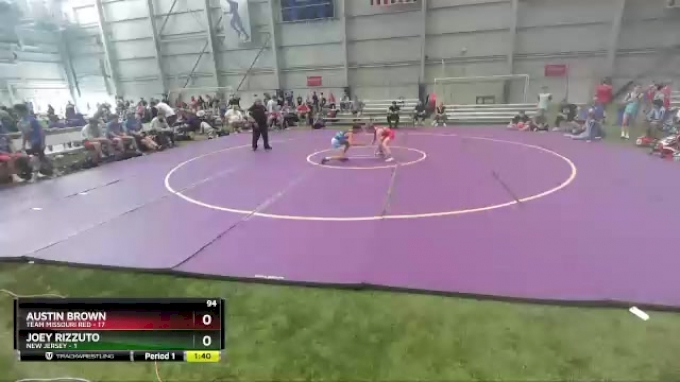 94 lbs Round 1 (8 Team) - Austin Brown, Team Missouri Red vs Joey ...