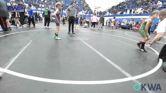 70 lbs Rr Rnd 1 - Tyson Walters, Madill Takedown vs Jett Hinz ...