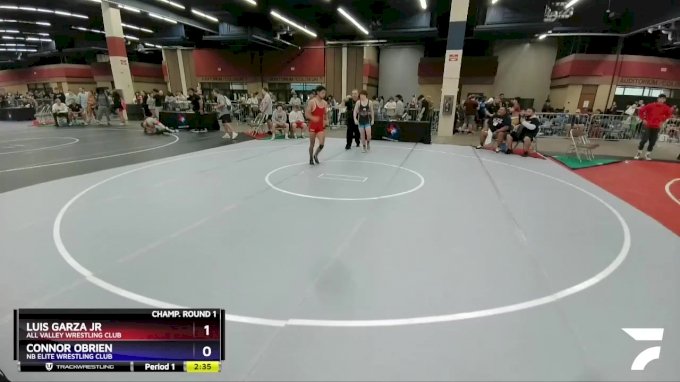 138 lbs Champ. Round 1 - Luis Garza Jr, All Valley Wrestling Club vs ...