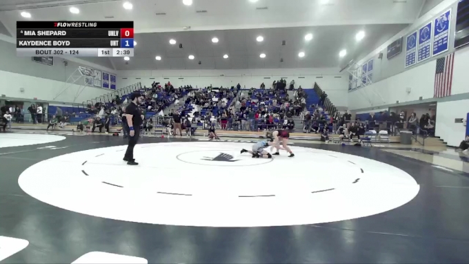124 lbs Cons. Semi - Kaydence Boyd, Unattached vs Mia Shepard ...