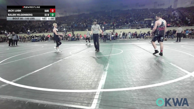 140 lbs Consi Of 4 - Jack Lusk, Darko Valley Wolf Pack vs Balen ...