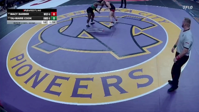 Quarterfinal - Macy Barber, Omaha Westside Girls vs Taj-Marie Cook ...