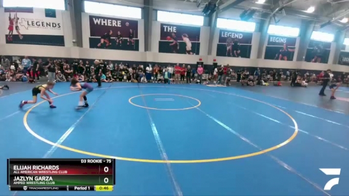 75 lbs Semifinal - Elijah Richards, All American Wrestling Club vs ...