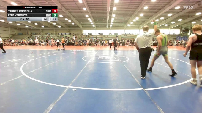 120 lbs Rr Rnd 3 - Tanner Connelly, FORGE H/S 2 vs Lyle Vermilya, Ride ...