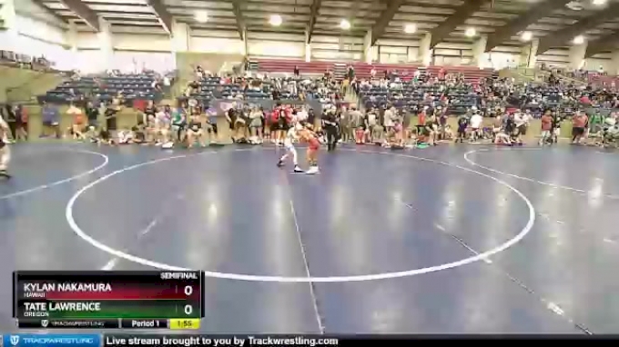 65 lbs Semifinal - Kylan Nakamura, Hawaii vs Tate Lawrence, Oregon