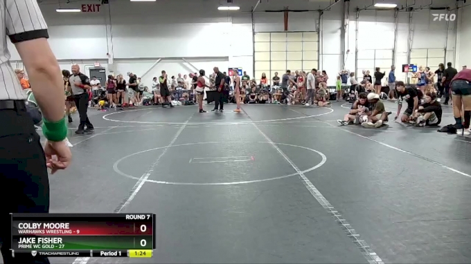 144 lbs Round 7 (8 Team) - Colby Moore, Warhawks Wrestling vs Jake ...