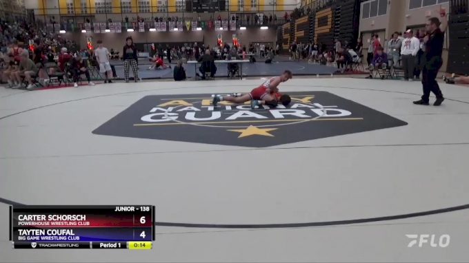 138 lbs Champ. Round 1 - Tayten Coufal, Big Game Wrestling Club vs ...