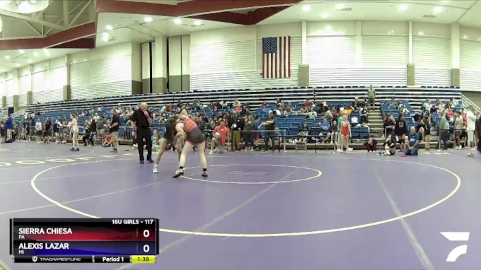 117 lbs Round 5 - Sierra Chiesa, PA vs Alexis Lazar, MI