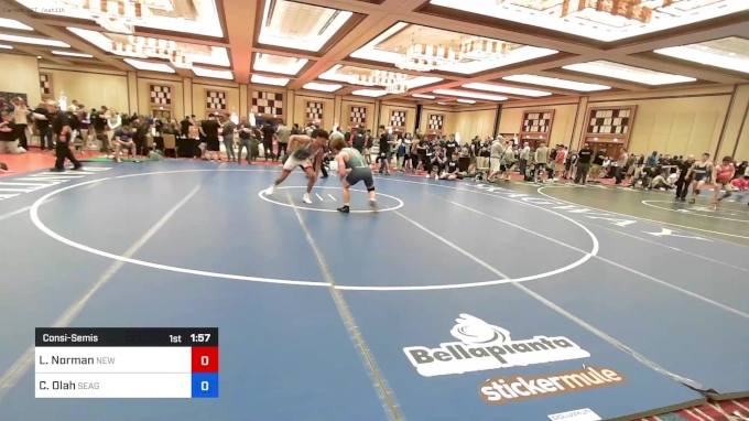 170 lbs Consolation - Lorenzo Norman, New Jersey vs Christopher Olah ...