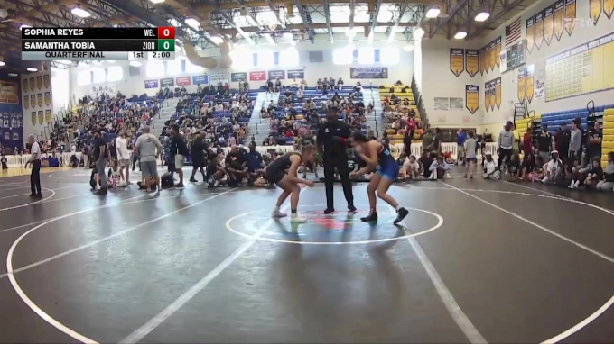 125 lbs Quarterfinal - Sophia Reyes, Wellington vs Samantha Tobia, Park ...