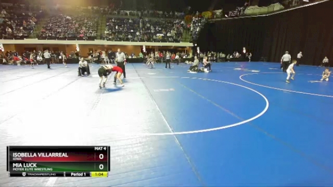 124 lbs Quarterfinal - Isobella Villarreal, Iowa vs Mia Luck, Moyer ...