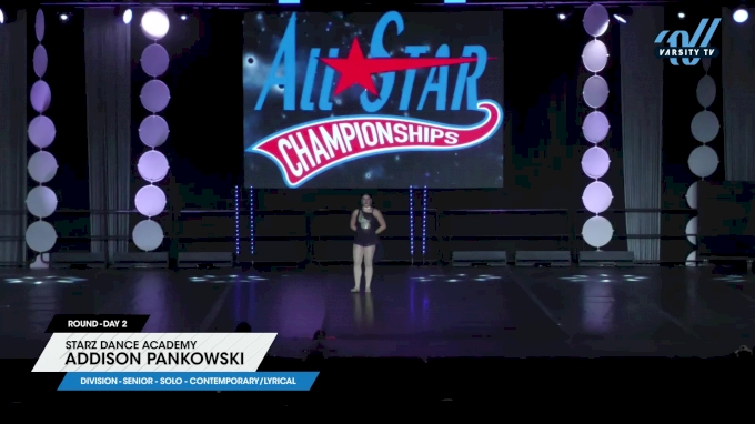 Starz Dance Academy - Addison Pankowski [2025 Senior - Solo - Contemporary/Lyrical Day 2] 2025 ...