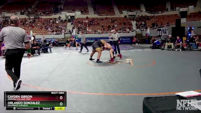 D3-215 lbs Semifinal - Orlando Gonzalez, Salpointe Catholic vs Cayden ...
