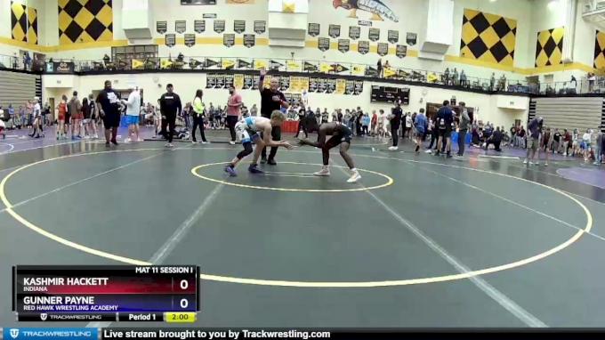 102 lbs Cons. Round 2 - Kashmir Hackett, Indiana vs Gunner Payne, Red ...