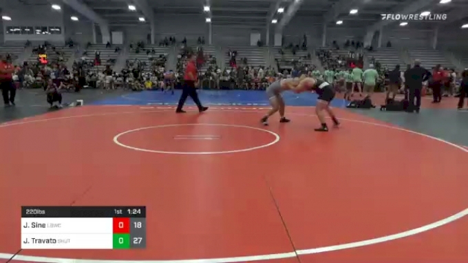 220 lbs Prelims - Jason Sine, Lost Boys Wrestling Club vs Jake Travato ...