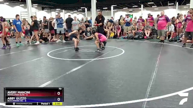 70 lbs Round 4 (6 Team) - Abby Guzzo, Buccaneers WC vs Avery Mancini ...