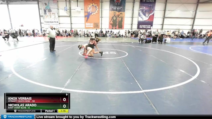 130 lbs Rd# 2 10:30am Friday - Knox Verbais, Dynasty Death Row vs ...