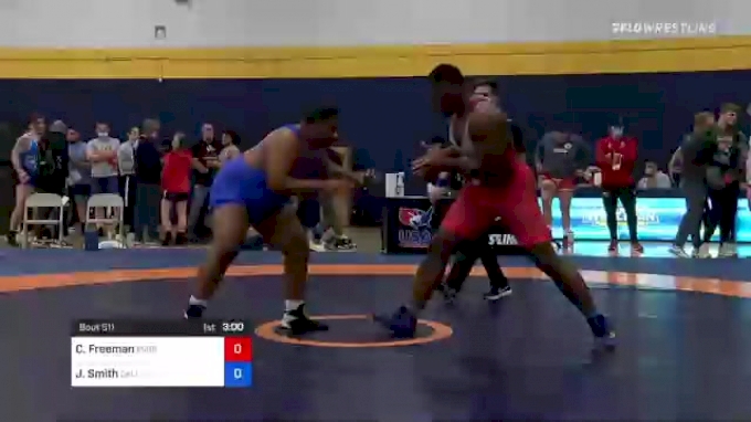 130 kg Quarterfinal - Courtney Freeman, Marines vs Jonovan Smith ...