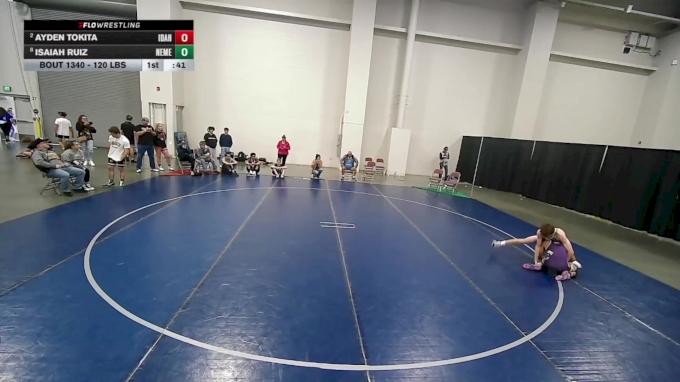 120 lbs 1st Place Match - Isaiah Ruiz, New Mexico vs Ayden Tokita, Idaho