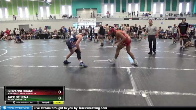 145 lbs Round 3 (4 Team) - Giovanni Duane, Alpha Dogz Elite Silver vs ...